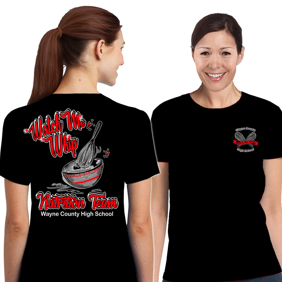 Nutition Team Tshirts | Cafeteria Cooks Shirts | Dove Designs