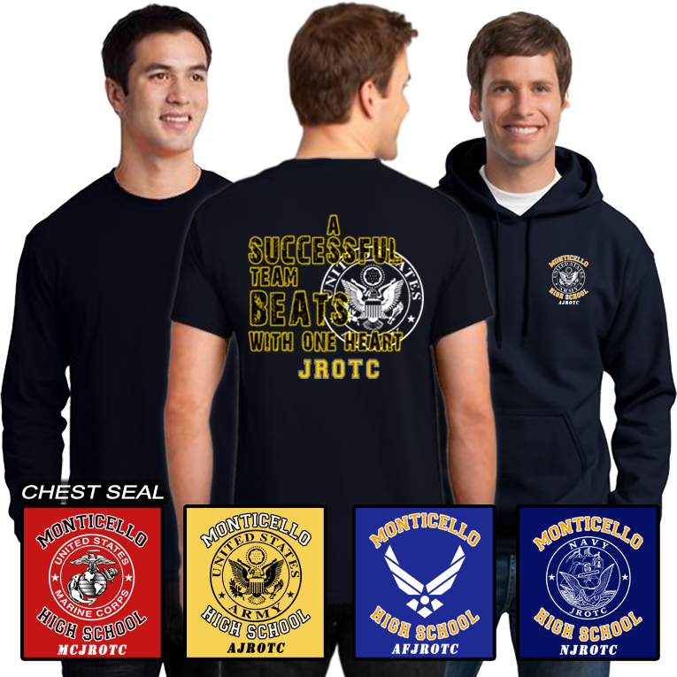 Custom JROTC Tshirts (Bundles) | JROTC Shirt Design | Dove Designs