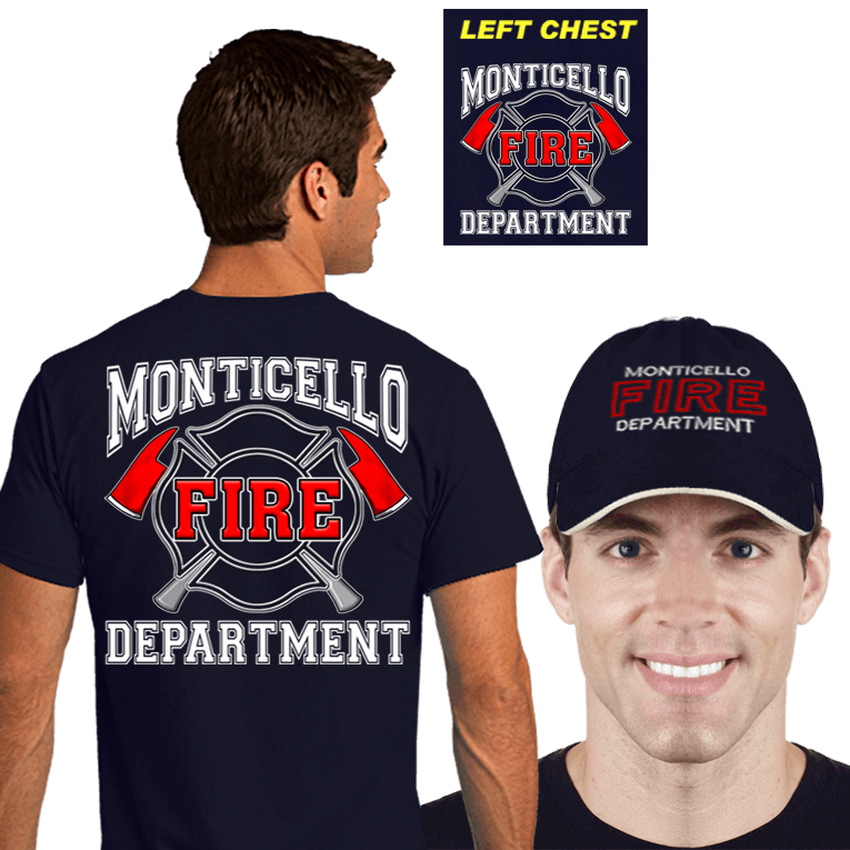 Custom Fire Dept Shirts (Combo) | Fire Duty Shirts| Dove Designs