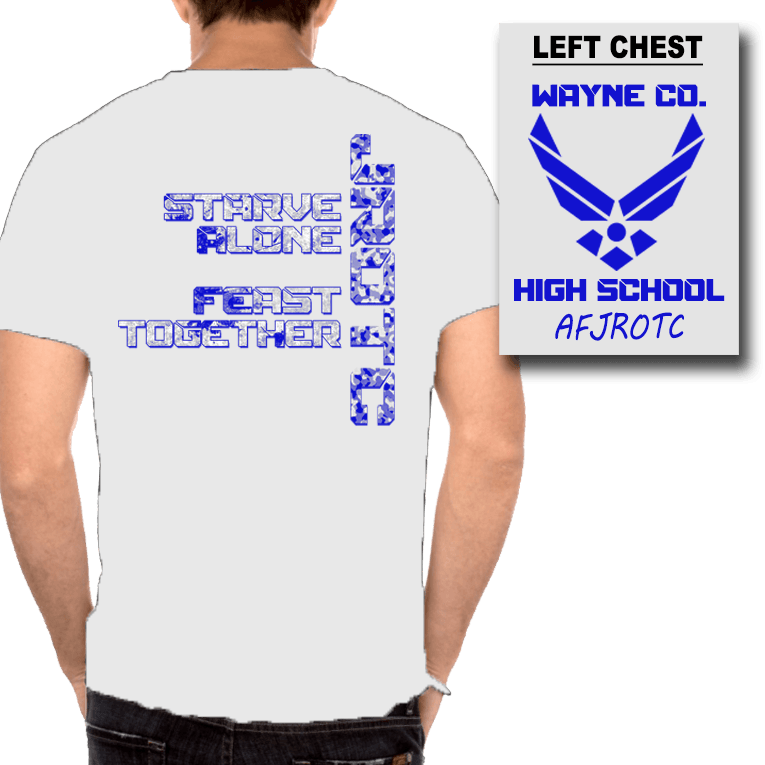 Custom JROTC Tshirts | JROTC Shirt Design | Dove Designs