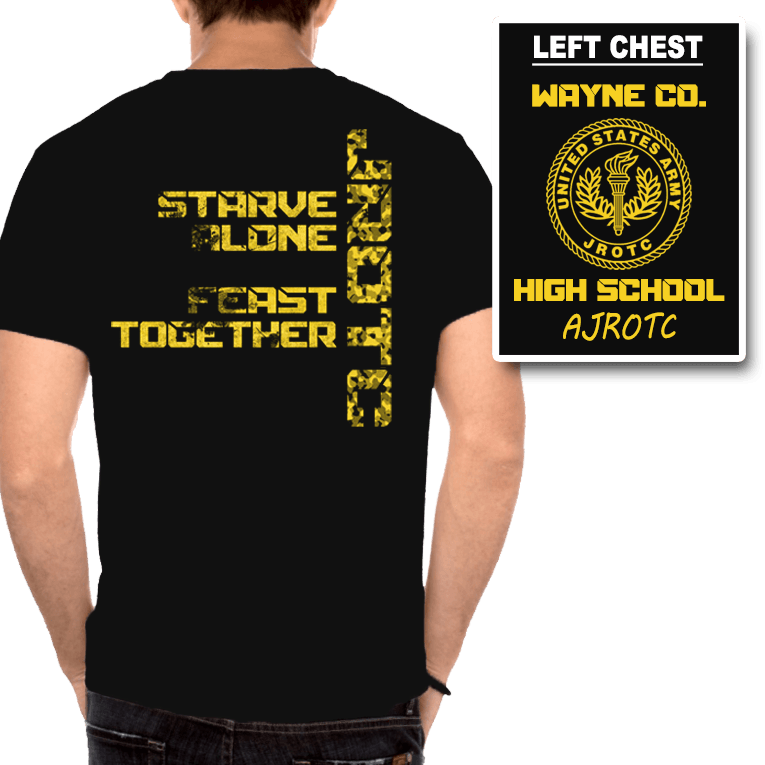 Custom JROTC Tshirts | JROTC Shirt Design | Dove Designs