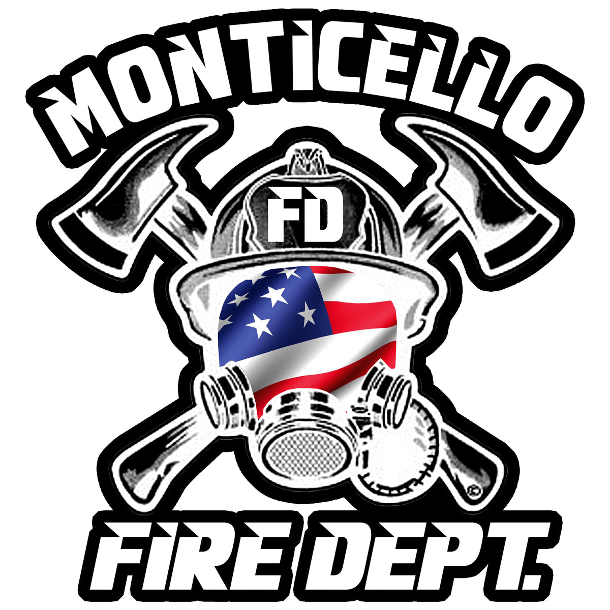 DD-FDFLMASK Firefighter Decal – Dove Designs